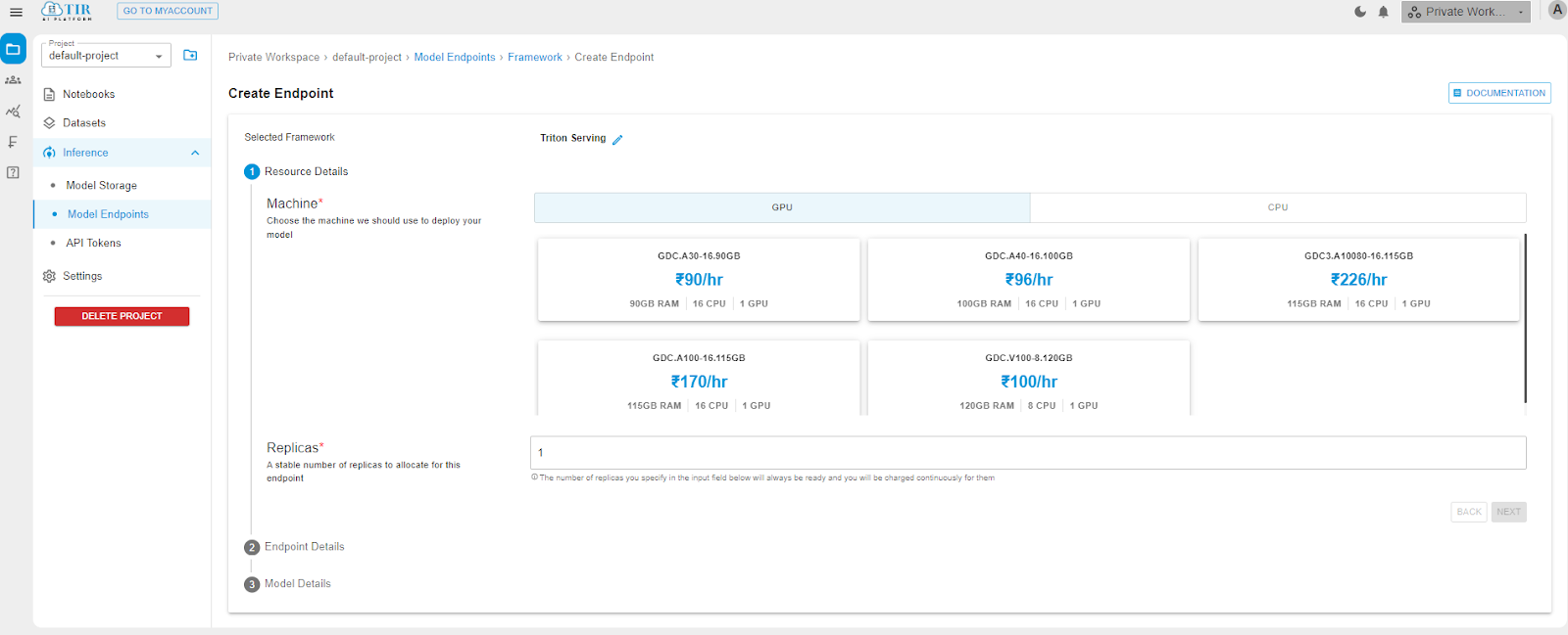 Object Detection Using Triton Inference Server on E2E Cloud