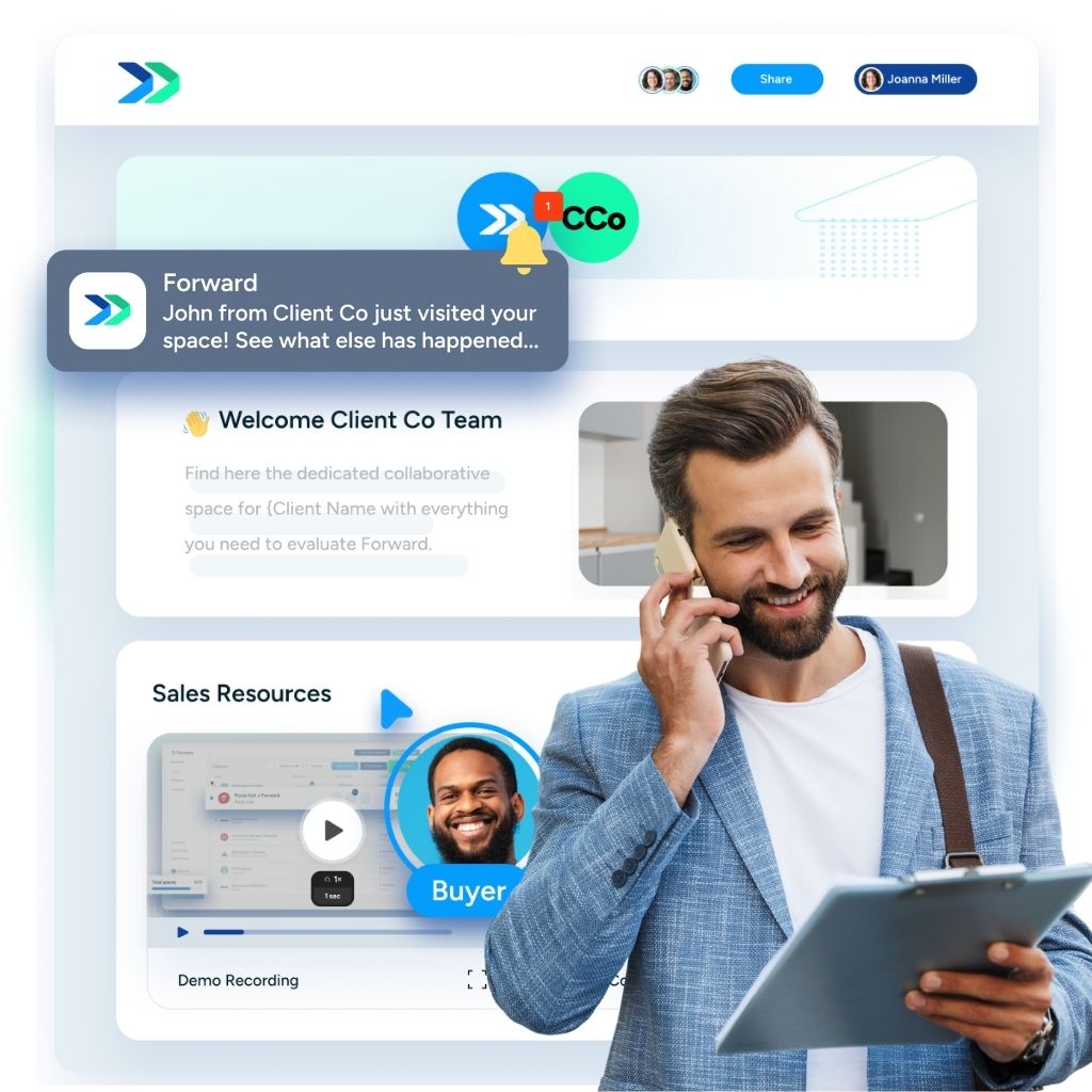 Forward - Digital sales rooms