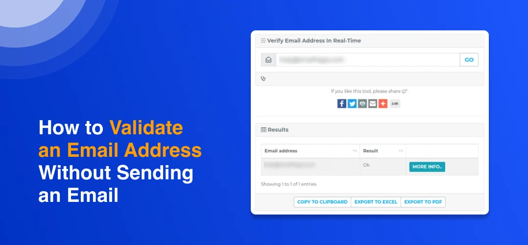 How to Verify an Email Address Without Sending an Email
