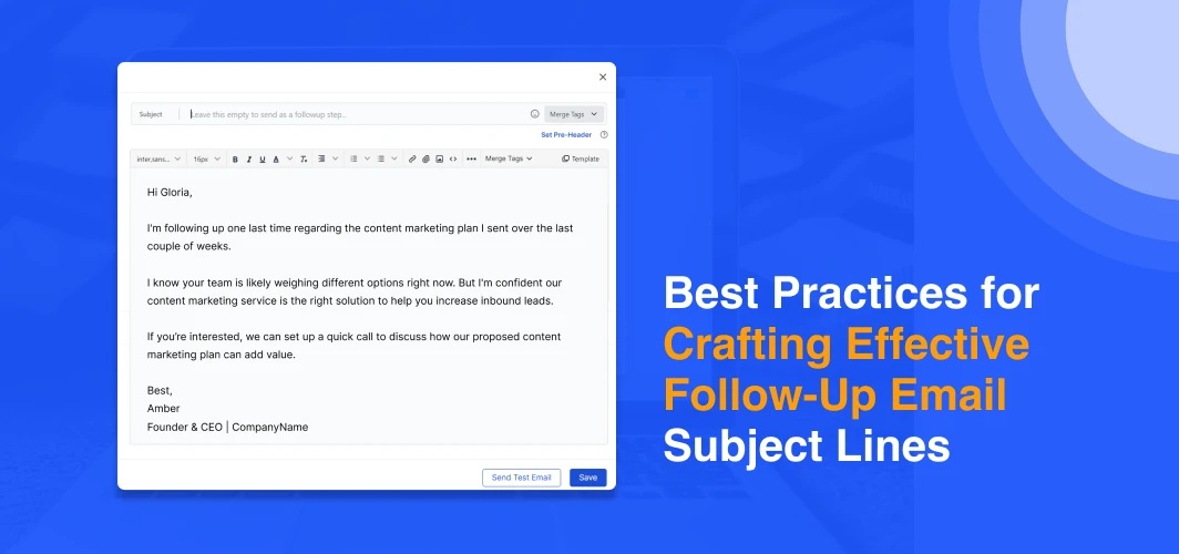 Subject Line for Follow-Up Email: Crafting the Best Ones