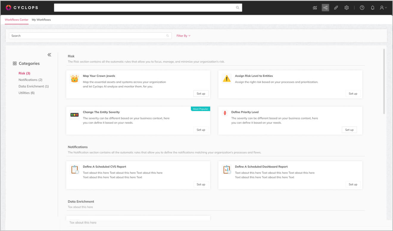 Cyclops AI-Powered Risk Management Platform