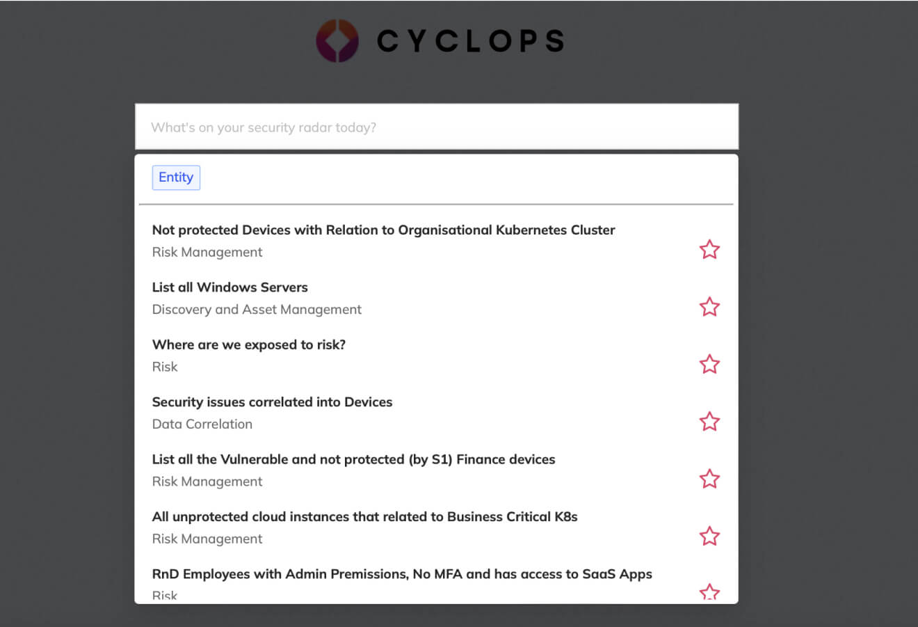Cyclops AI-Powered Risk Management Platform