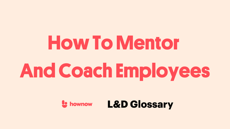 How To Mentor And Coach Employees