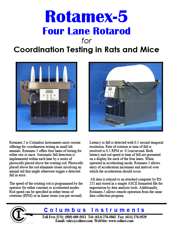 Rotamex-5 | Life Science Products | Columbus Instruments