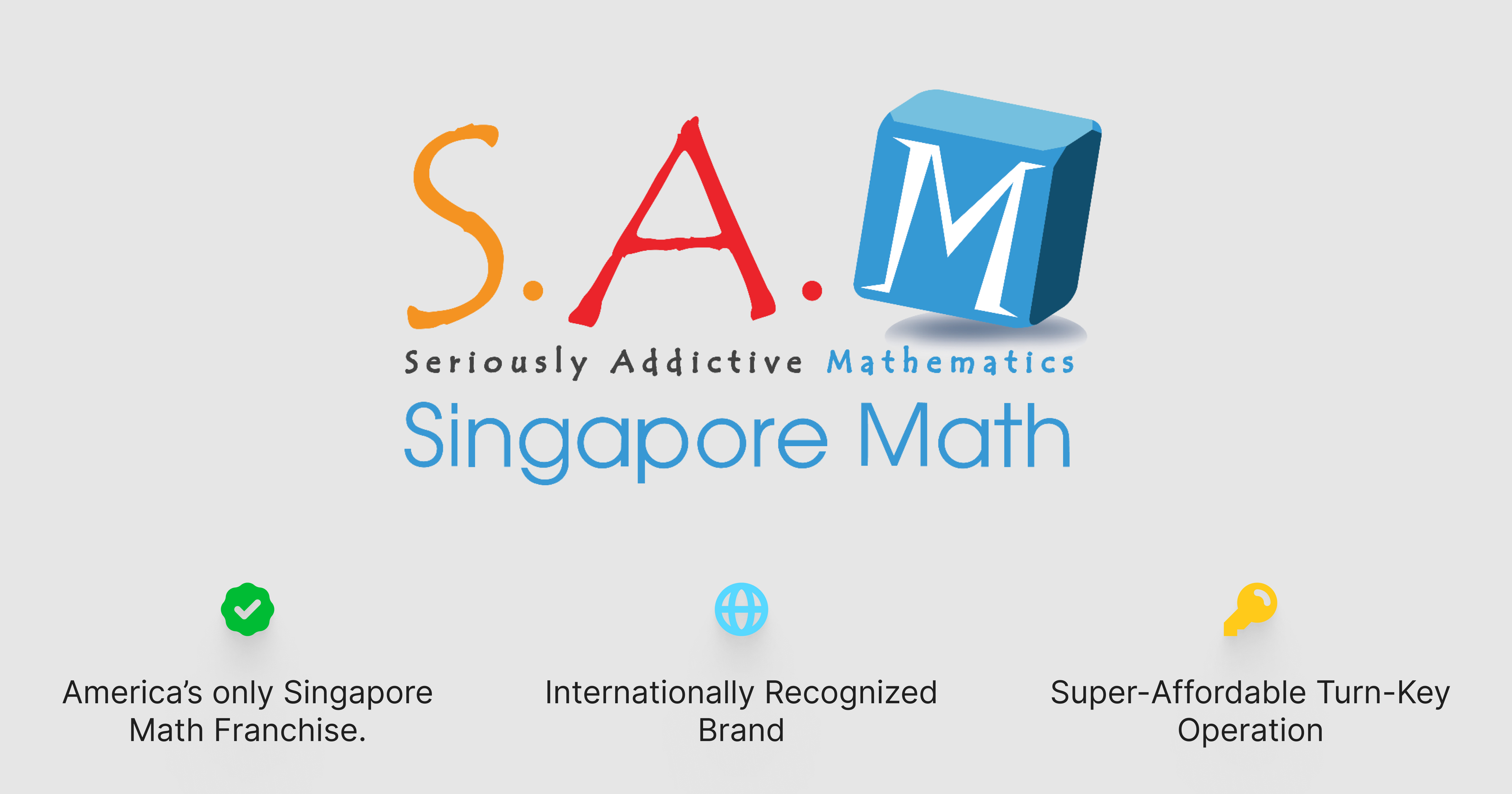 S.A.M Singapore Math - Now Franchising in America!