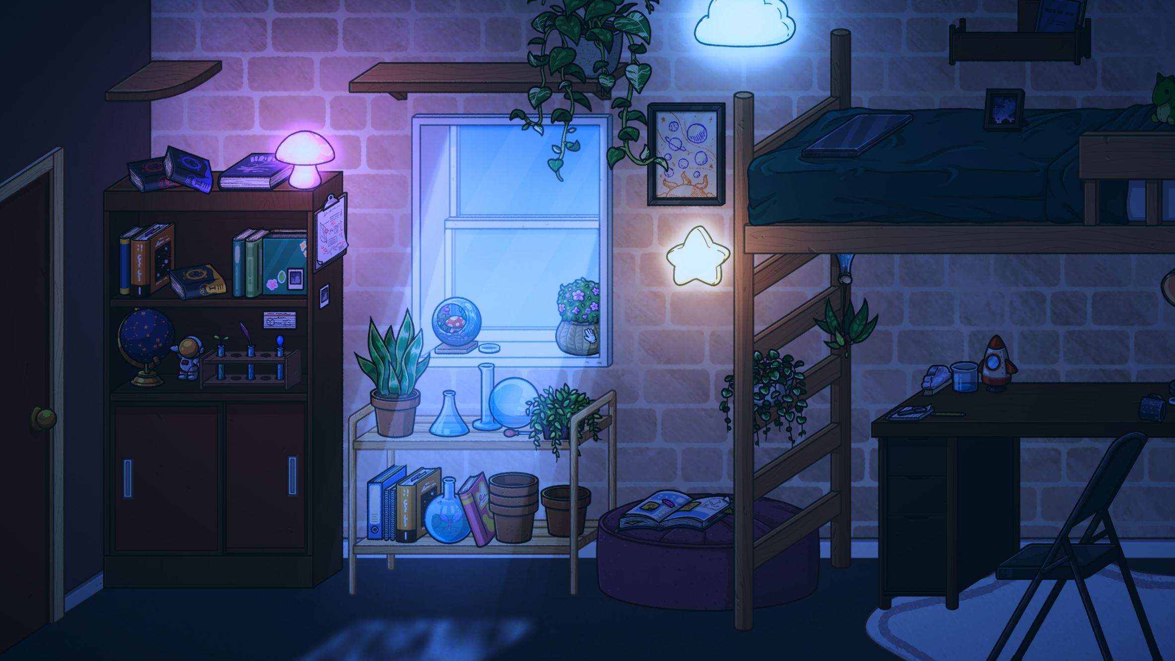 Momento - a cozy room decorator game with a twist.