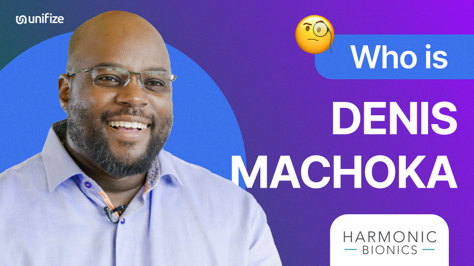 About Denis Machoka and his role as VP of Quality at Harmonic Bionics