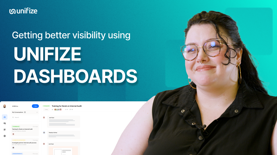 Getting better visibility using Unifize Dashboards
