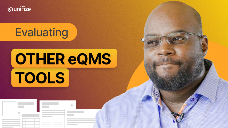 Evaluating other eQMS software tools
