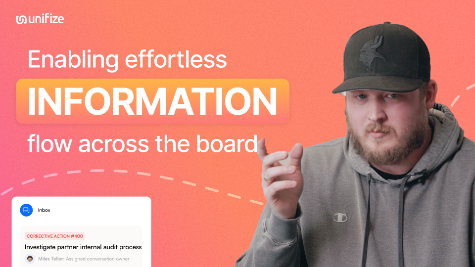 Enabling effortless information flow across the board with Unifize