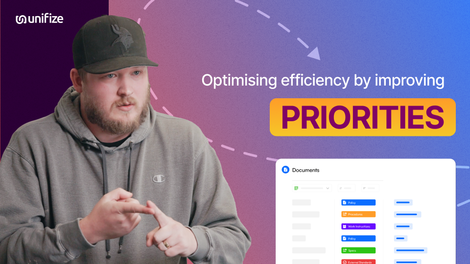 Optimising employee efficiency by setting priorities using Unifize