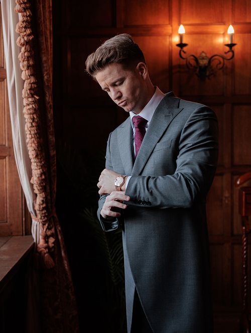 Elegant Groom's Room at North Mymms Park