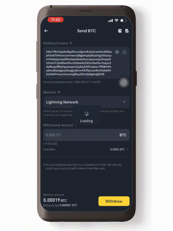 A Simple Guide to Withdrawing Bitcoin from Binance to Blink Using the Lightning Network