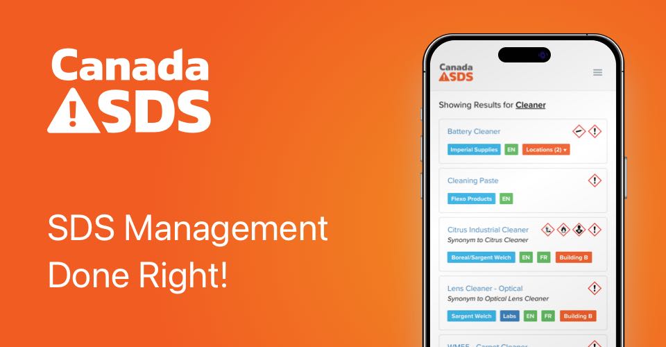 Online SDS Management Software | CanadaSDS