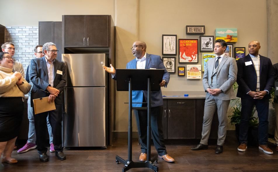 Ribbon cutting at the Rye celebrates grand opening of apartments