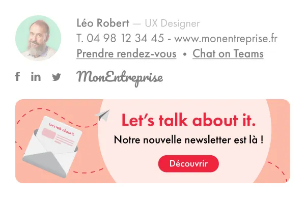 Campagnes de signatures mail - Letsignit