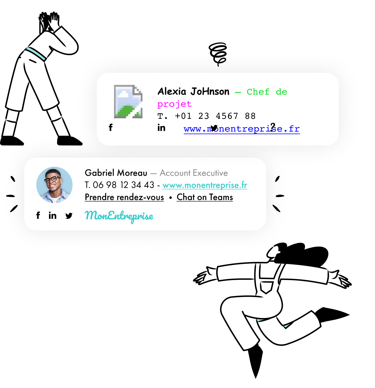 20 exemples de signatures mail professionnelles | Letsignit