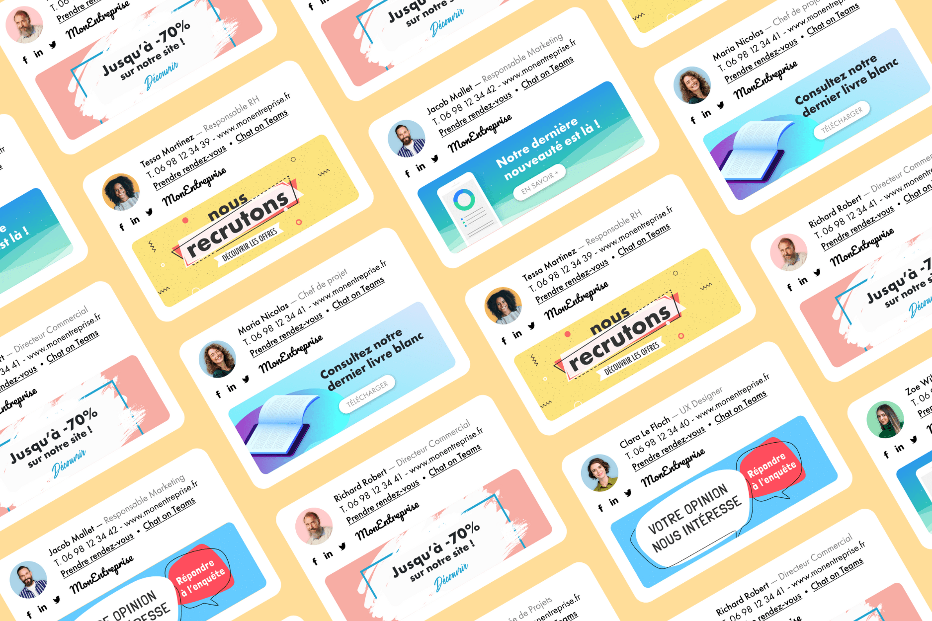 20 exemples de signatures mail professionnelles | Letsignit