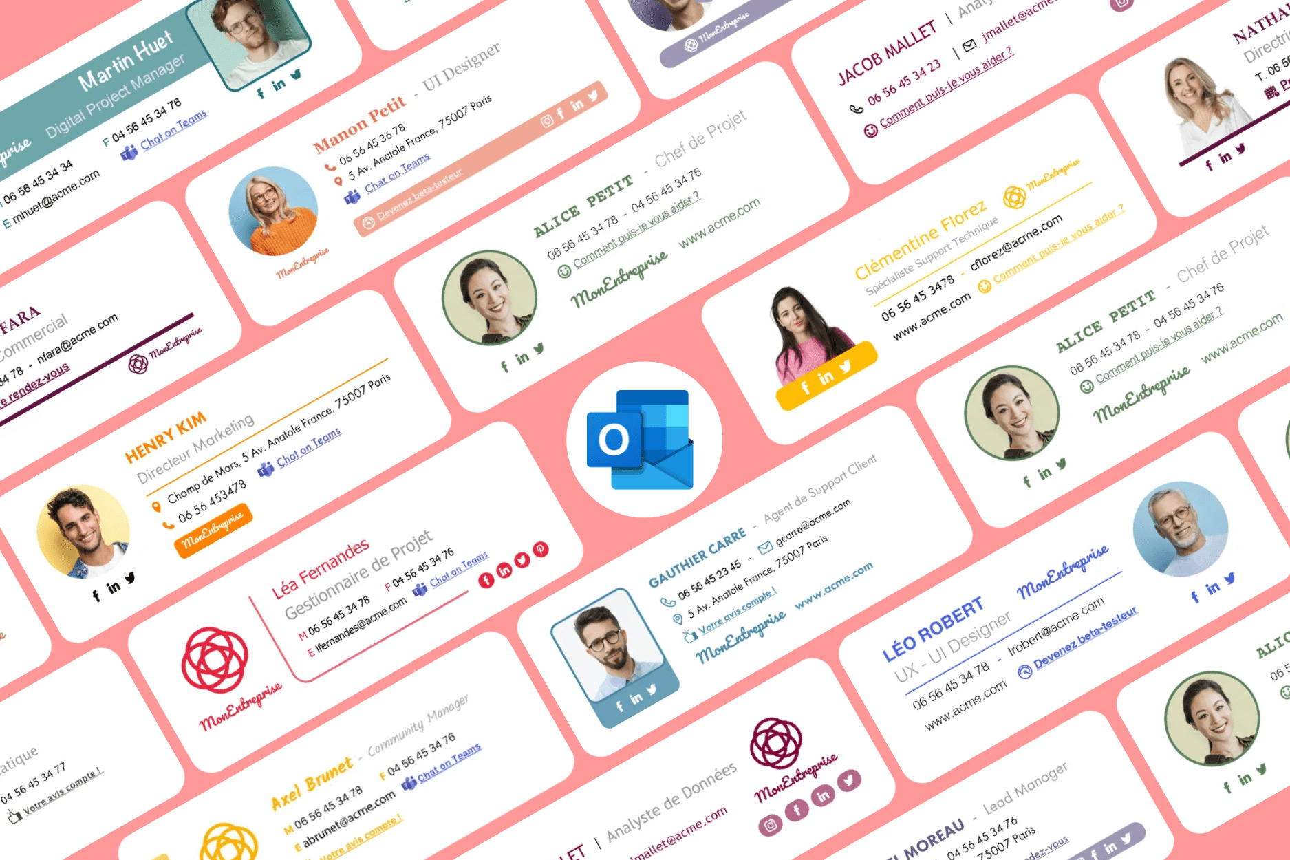 Où trouver des modèles de signature Outlook ? | Letsignit