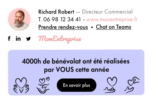 20 exemples de signatures mail professionnelles | Letsignit