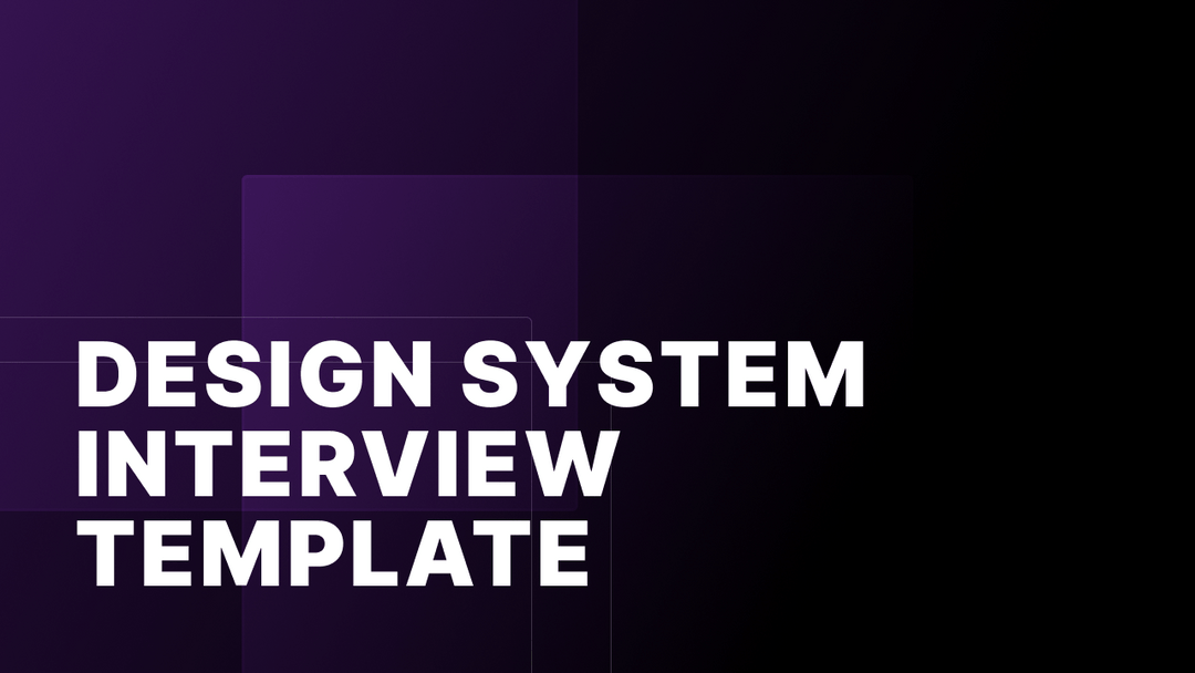 Free Design System Interview Template for Figma