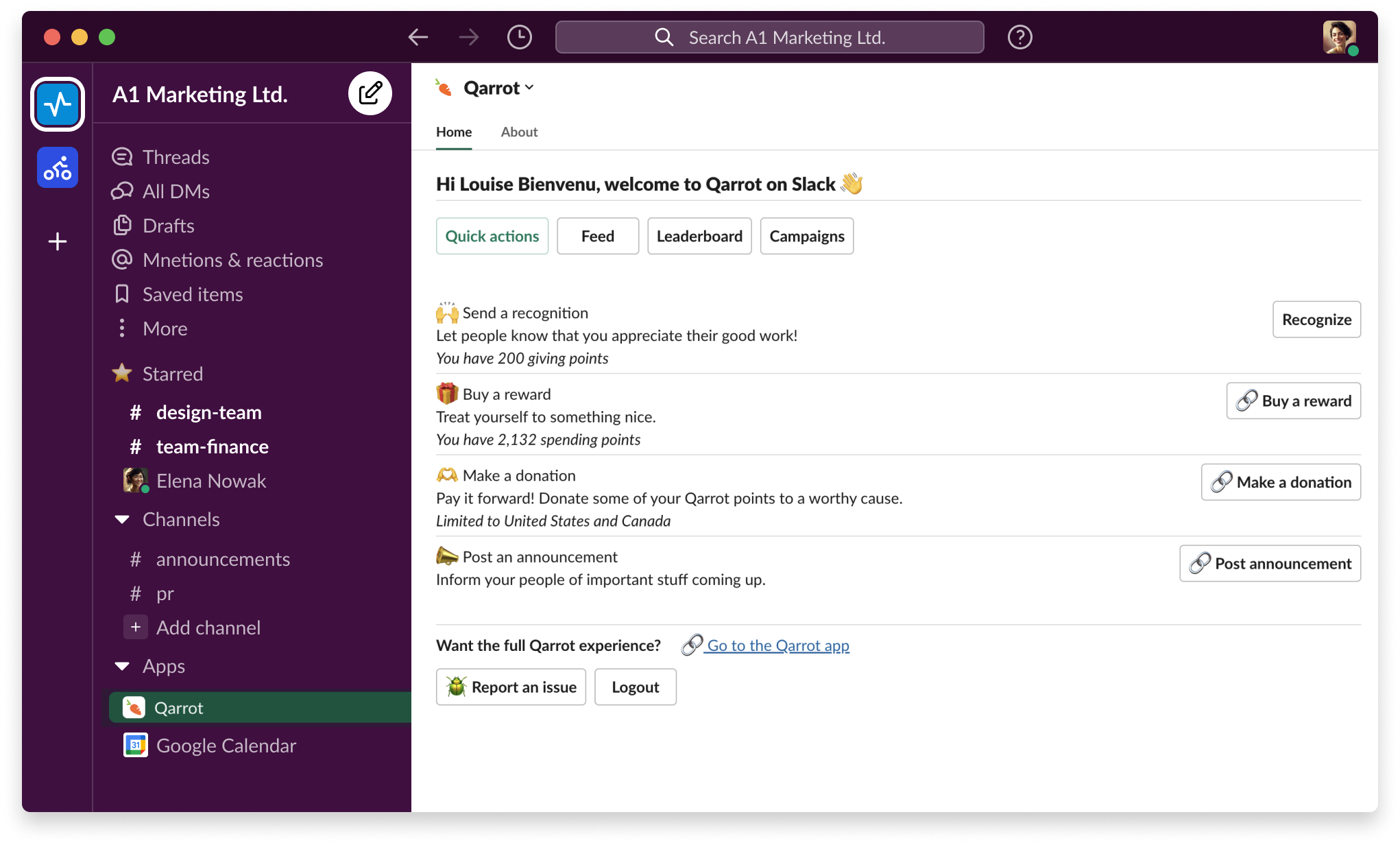 Qarrot is now available for Slack and Microsoft Teams