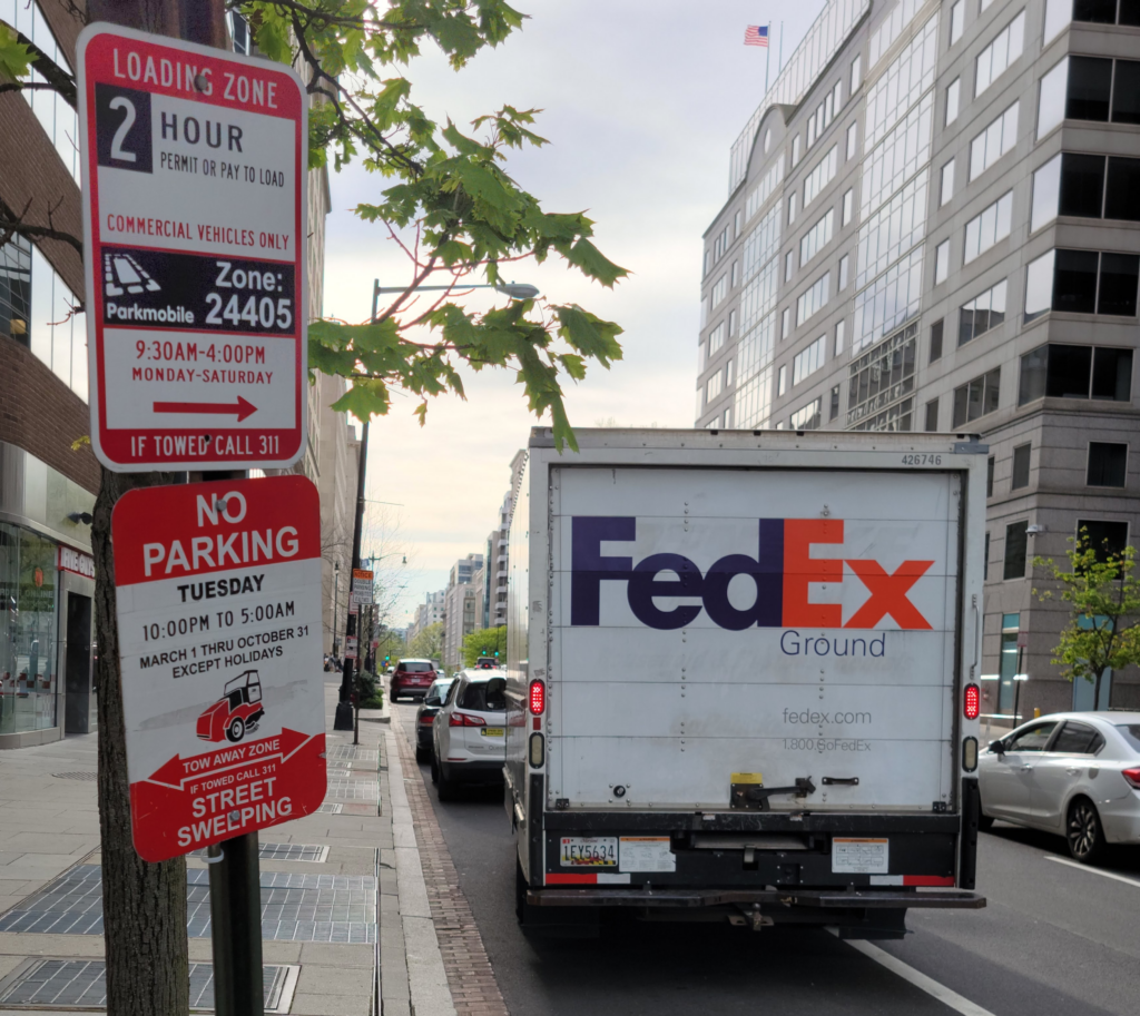 Locate Delivery & Passenger Loading Zones