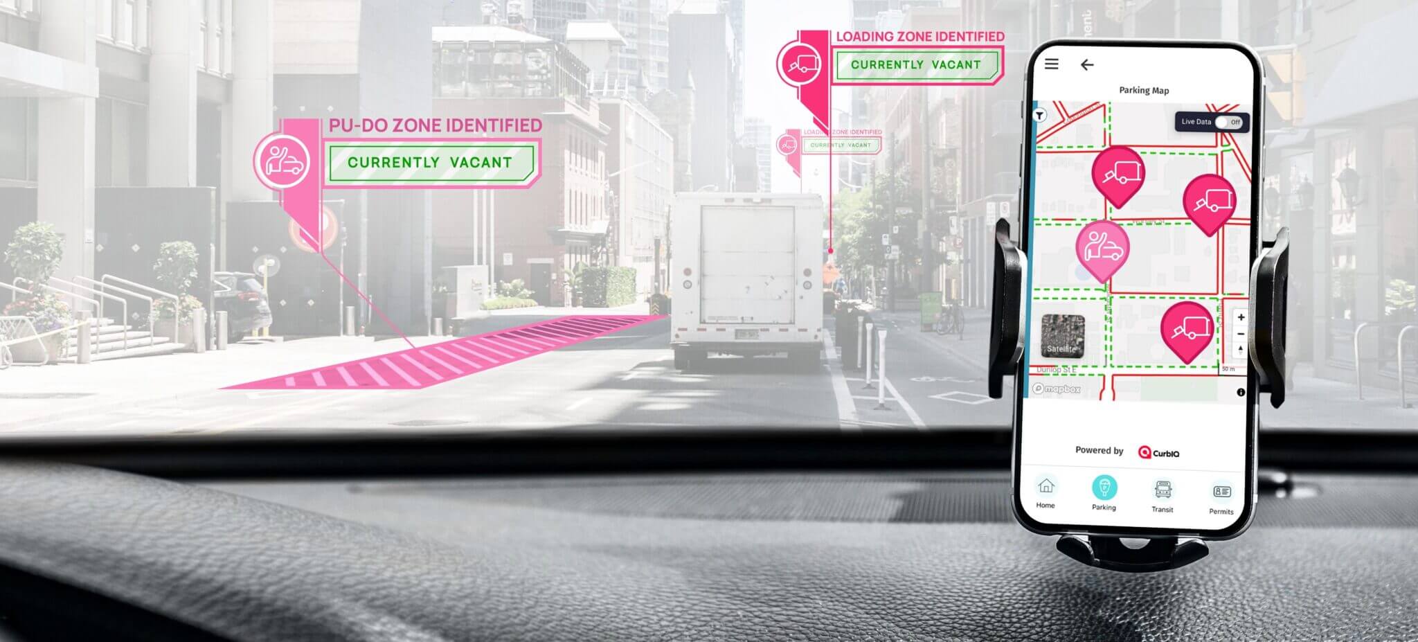 Locate Delivery & Passenger Loading Zones