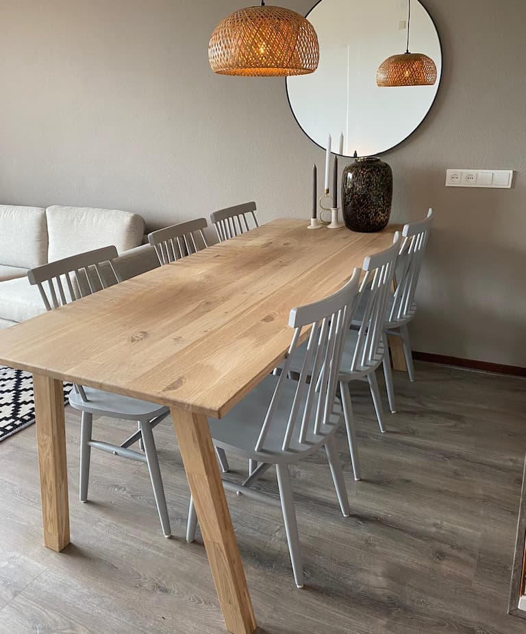 RDBWOOD - Visgraat tafels - Op maat gemaakt