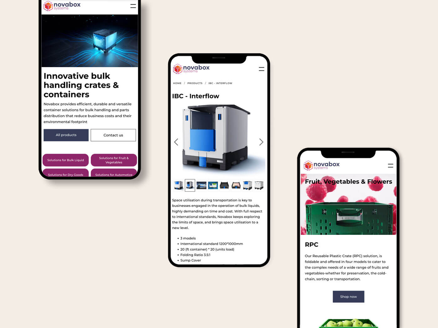Novabox Systems Project | Web Muse Design
