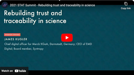 2021 STAT Summit - Rebuilding trust and traceability in science| Syntropy