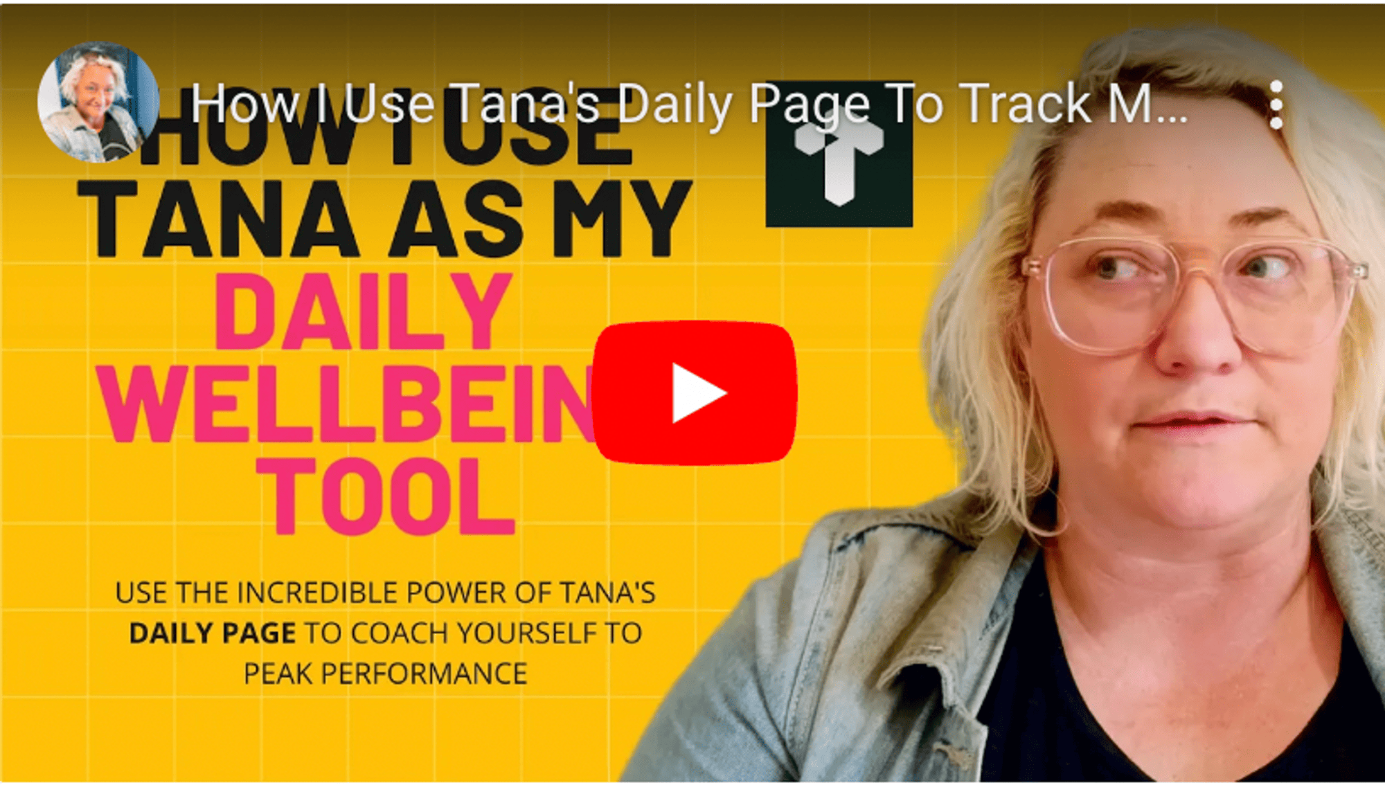 How To Use Tana To Track Your Wellbeing