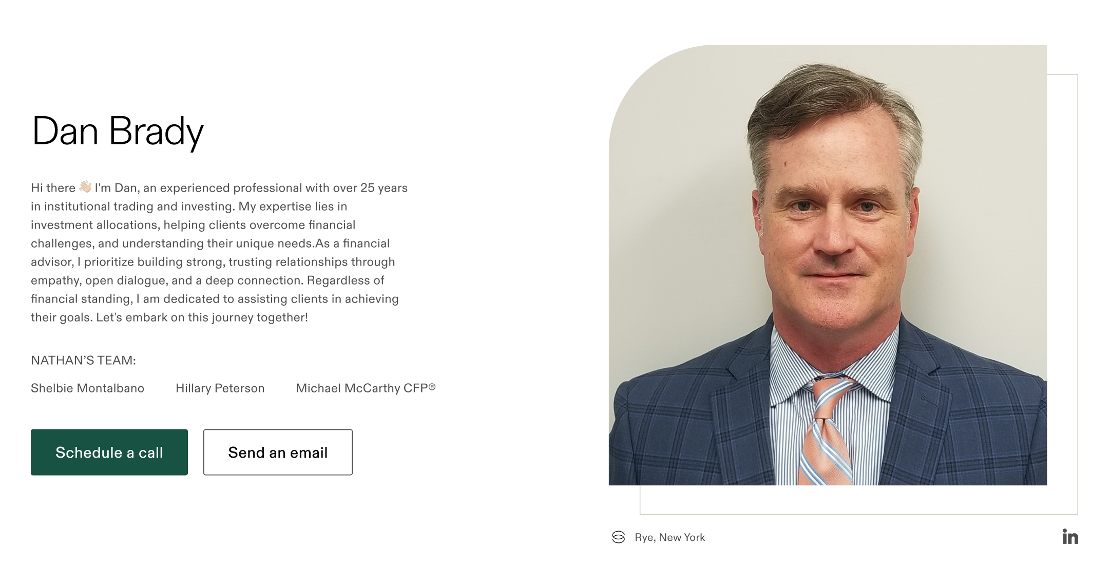 Dan Brady: Financial Advisor in Rye, New York | Savvy