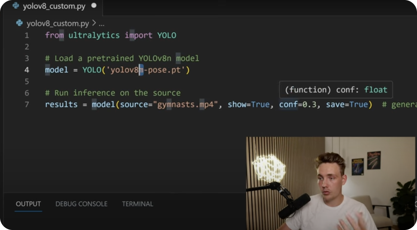 Pose Estimation with Ultralytics YOLOv8 by Nuvola Ladi