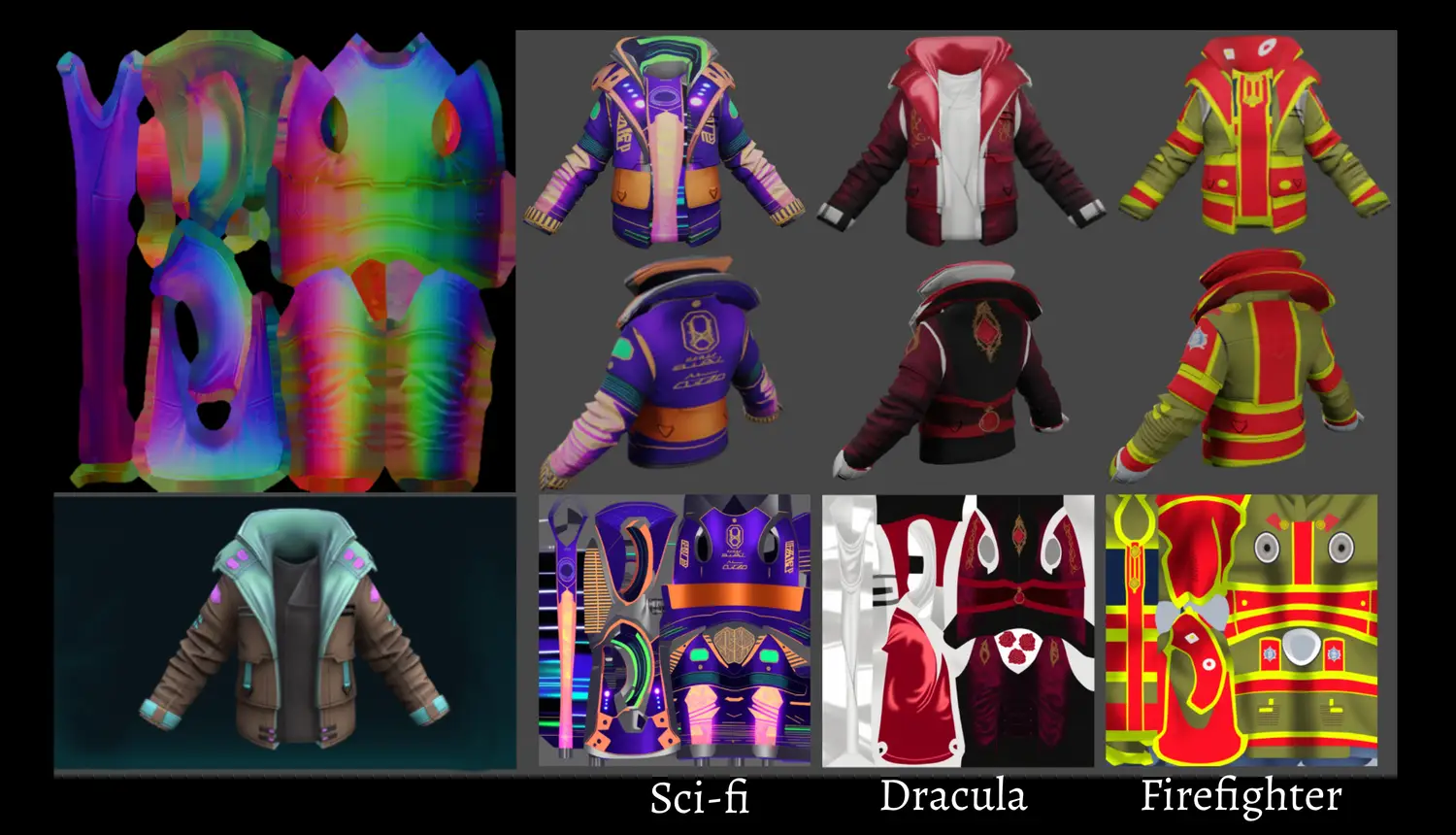 How we used Stable Diffusion to enable geometry-aware avatar outfit texturing