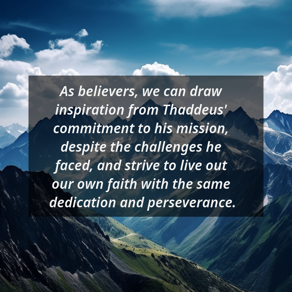 Thaddeus in the Bible