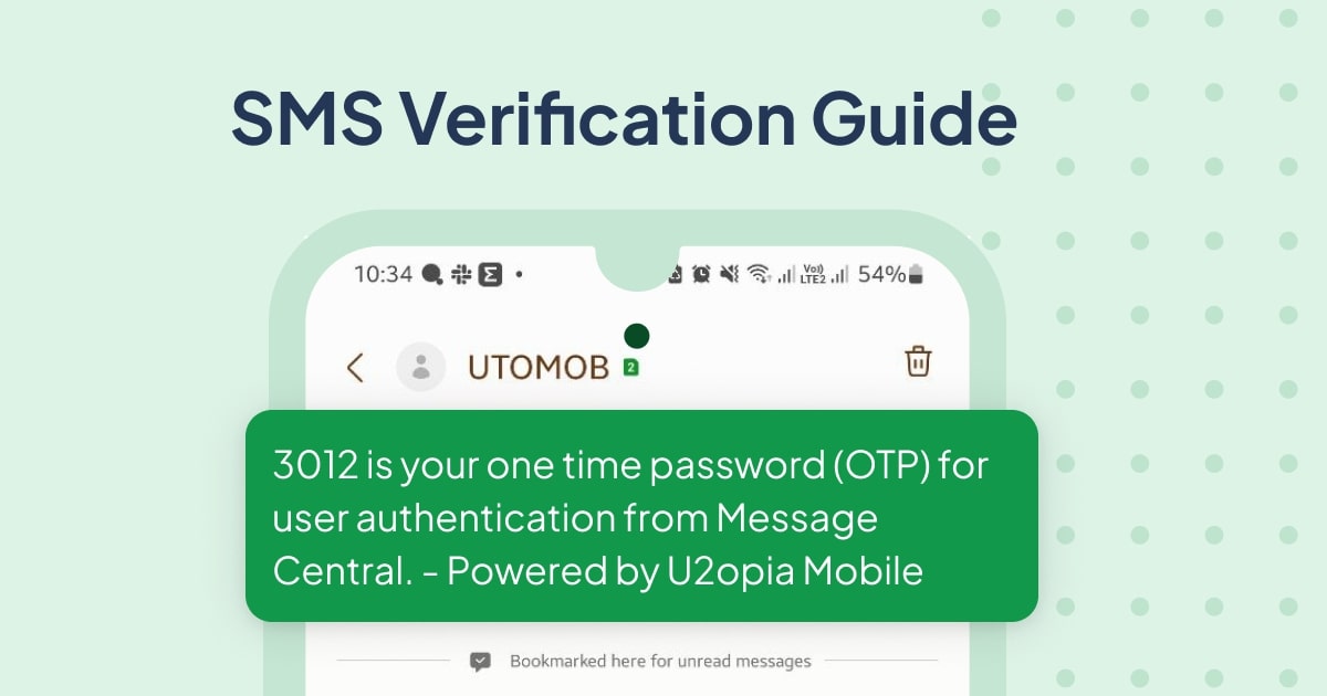SMS Verification Guide | Message Central Blog