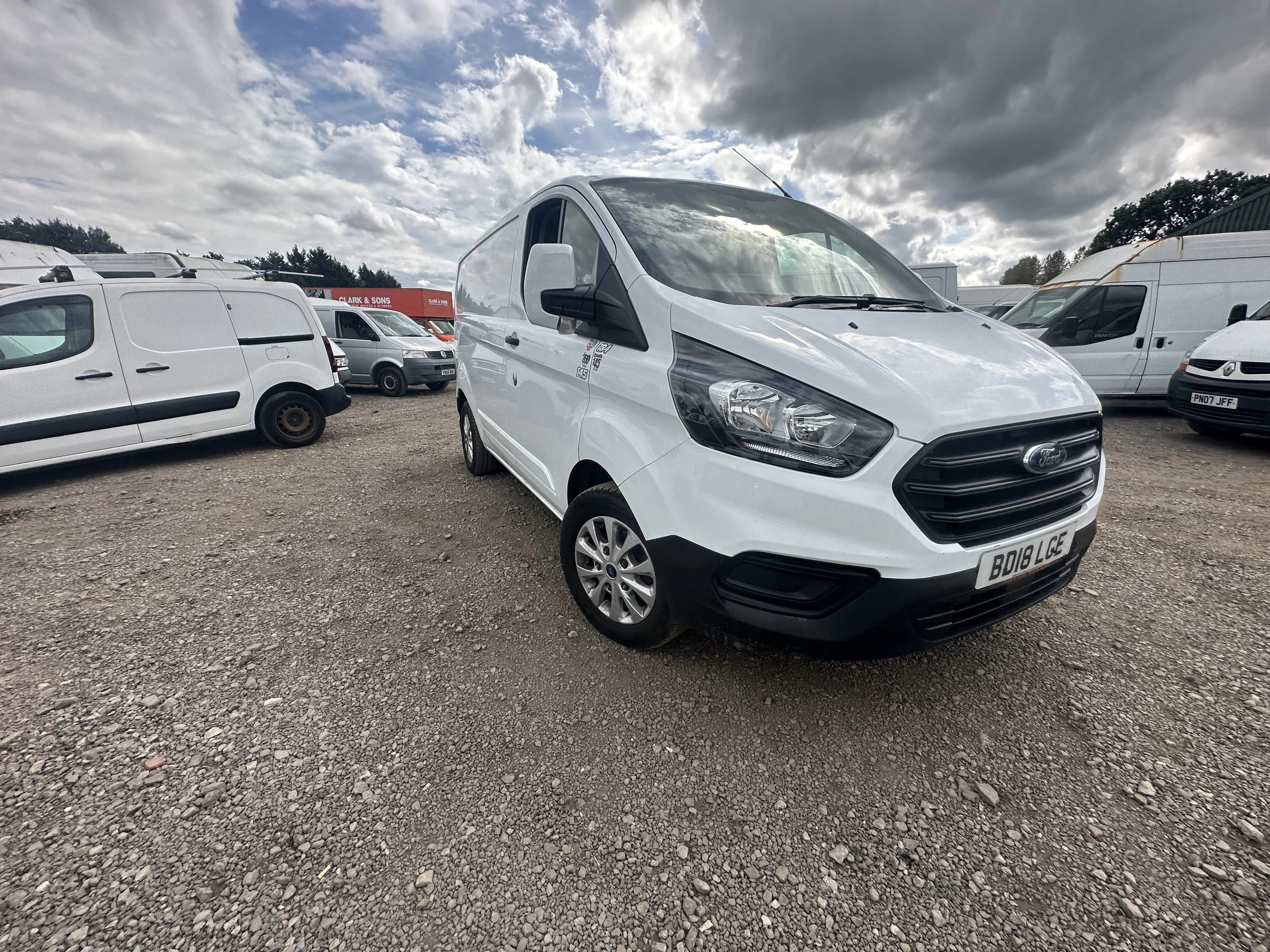 2018 FORD TRANSIT CUSTOM 300 BASE WHITE, Van For Sale