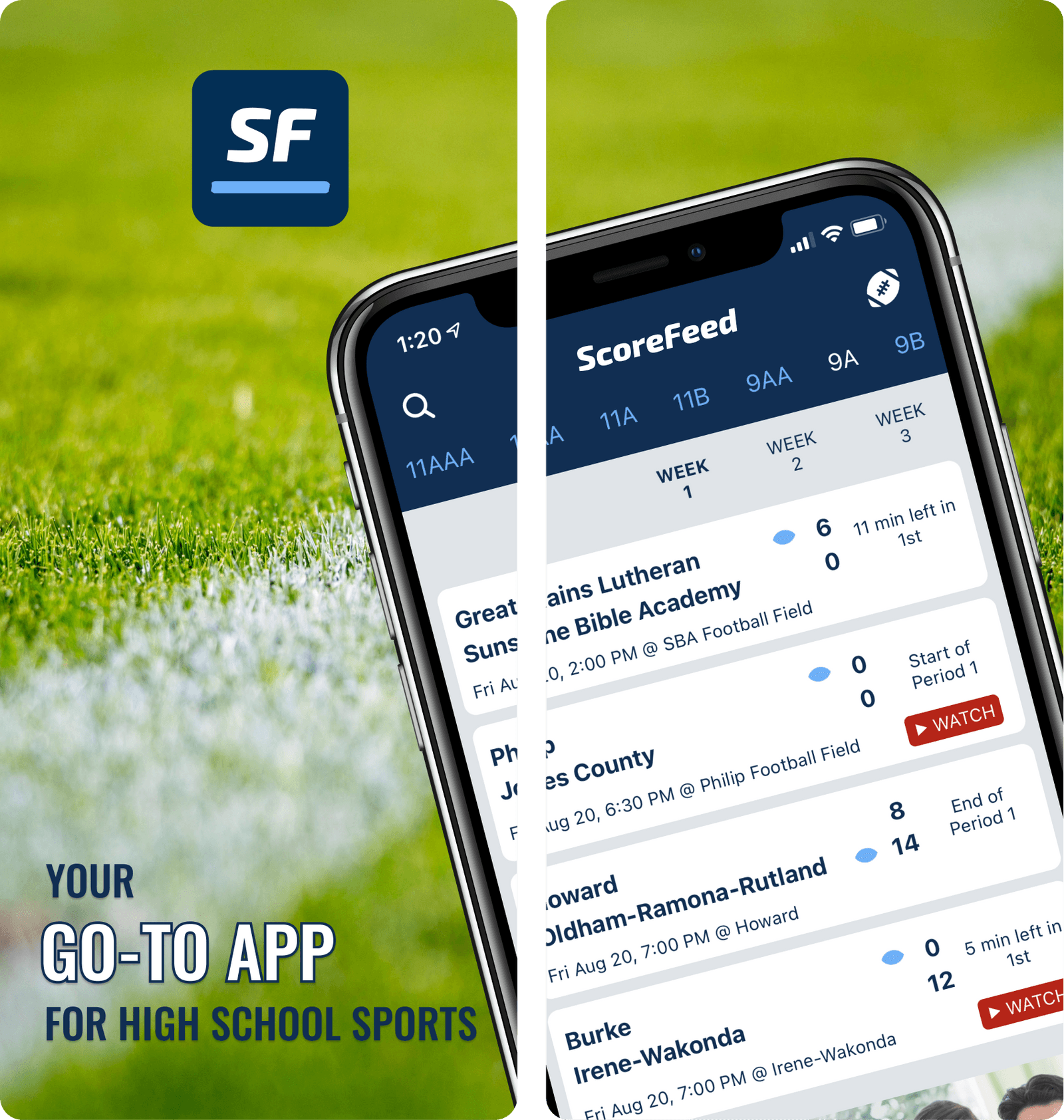 ScoreFeed - your go-to app for high school sports