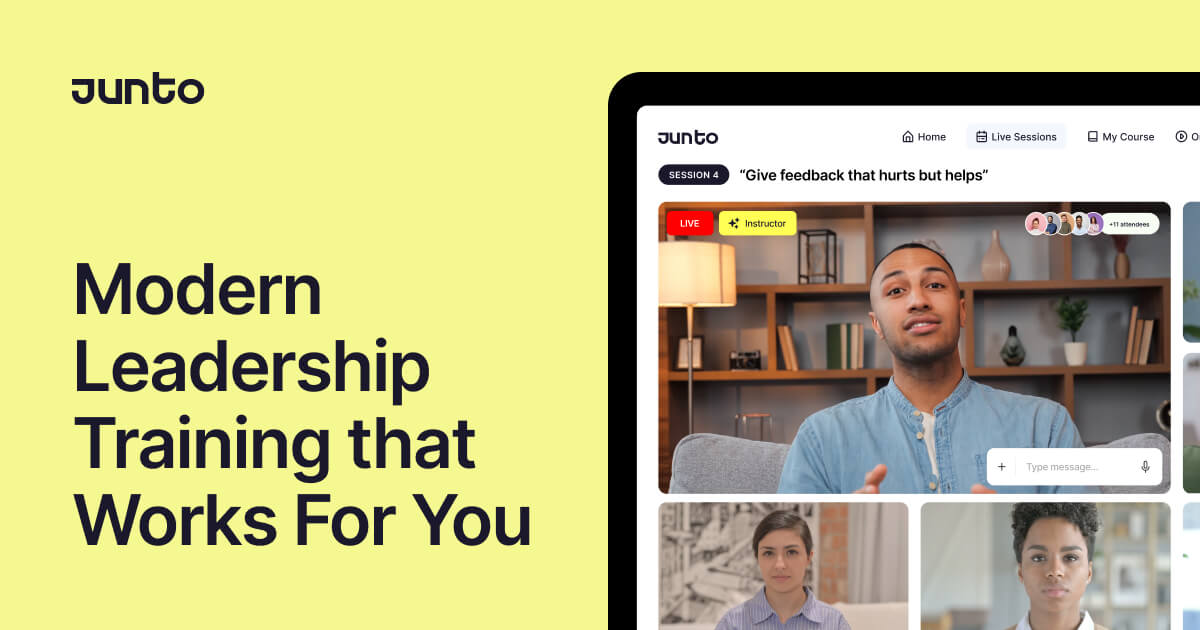 Junto Leadership Training - Transform Your Team's Potential
