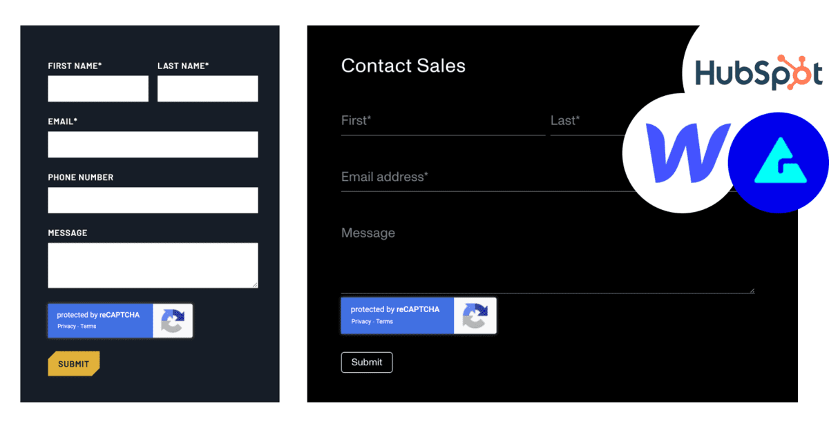 HubSpot Forms & Webflow Integration Lead Gen - Gigantic