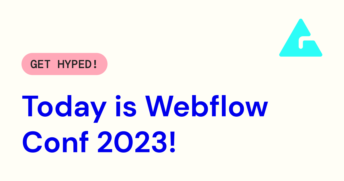 Our team is at Webflow Conf 2023!