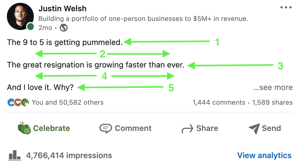 How to Go Viral on LinkedIn in 3 Steps | Justin Welsh