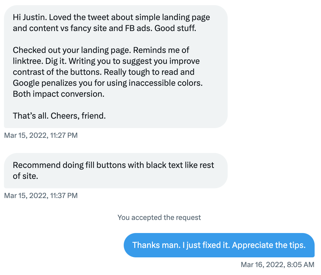 How to Write a (Successful) Cold DM | Justin Welsh