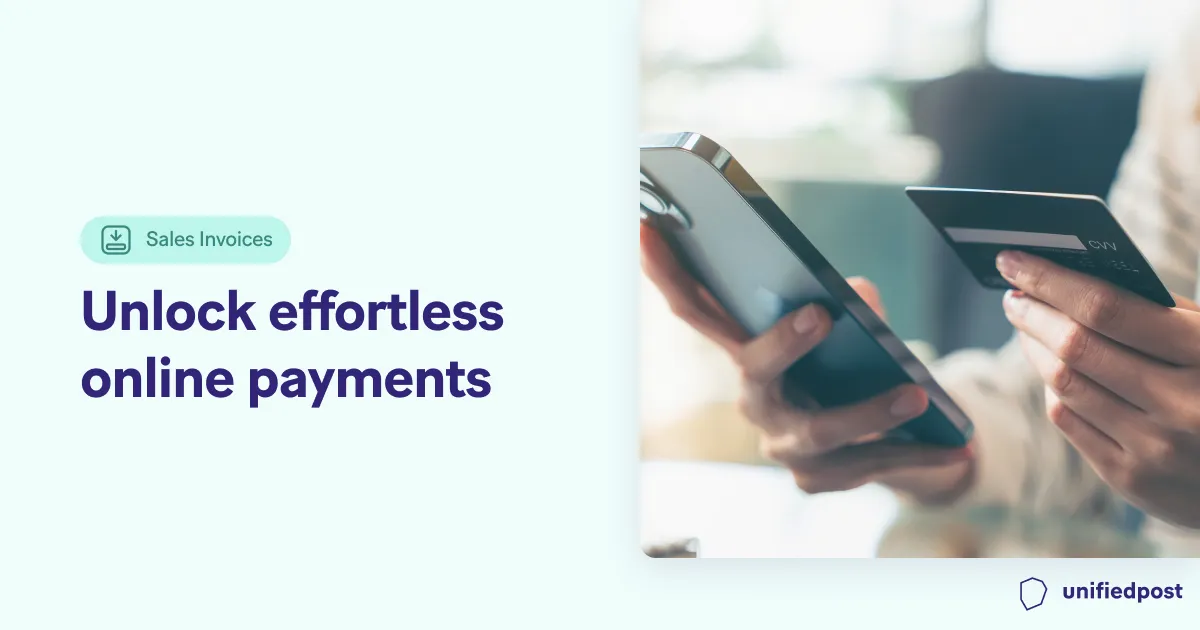 Payment Buttons | Sales Invoices | Unifiedpost Netherlands