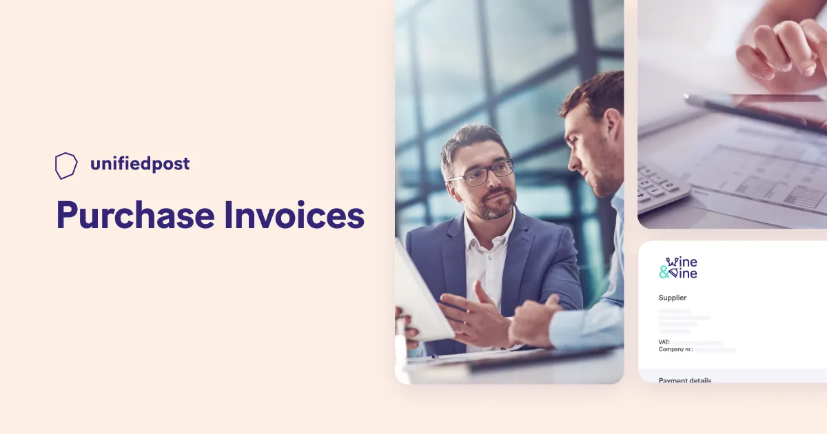 Purchase Invoices | Unifiedpost Belgium