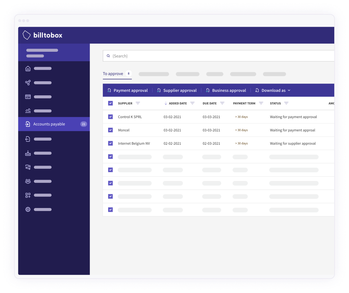 Billtobox | Producten | Unifiedpost België