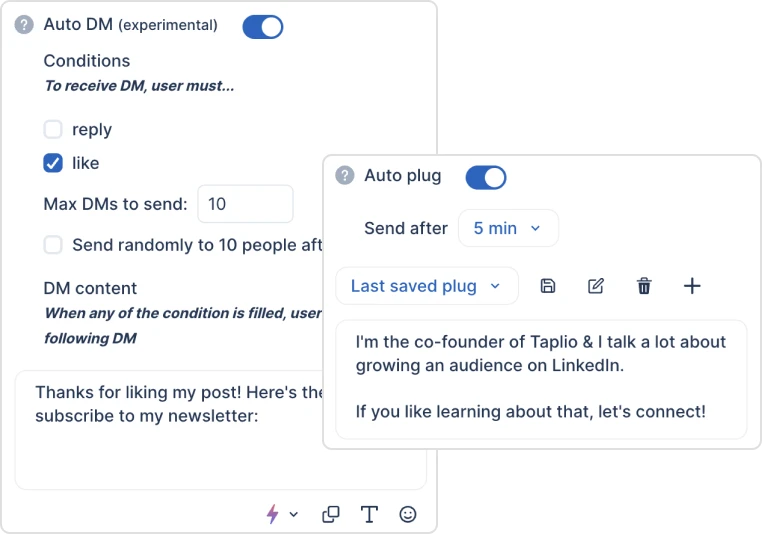 Smart LinkedIn Post Scheduling - Taplio