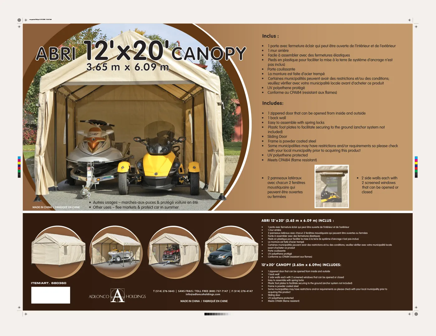 MYSK Agency | Abri Canopy - Graphic design