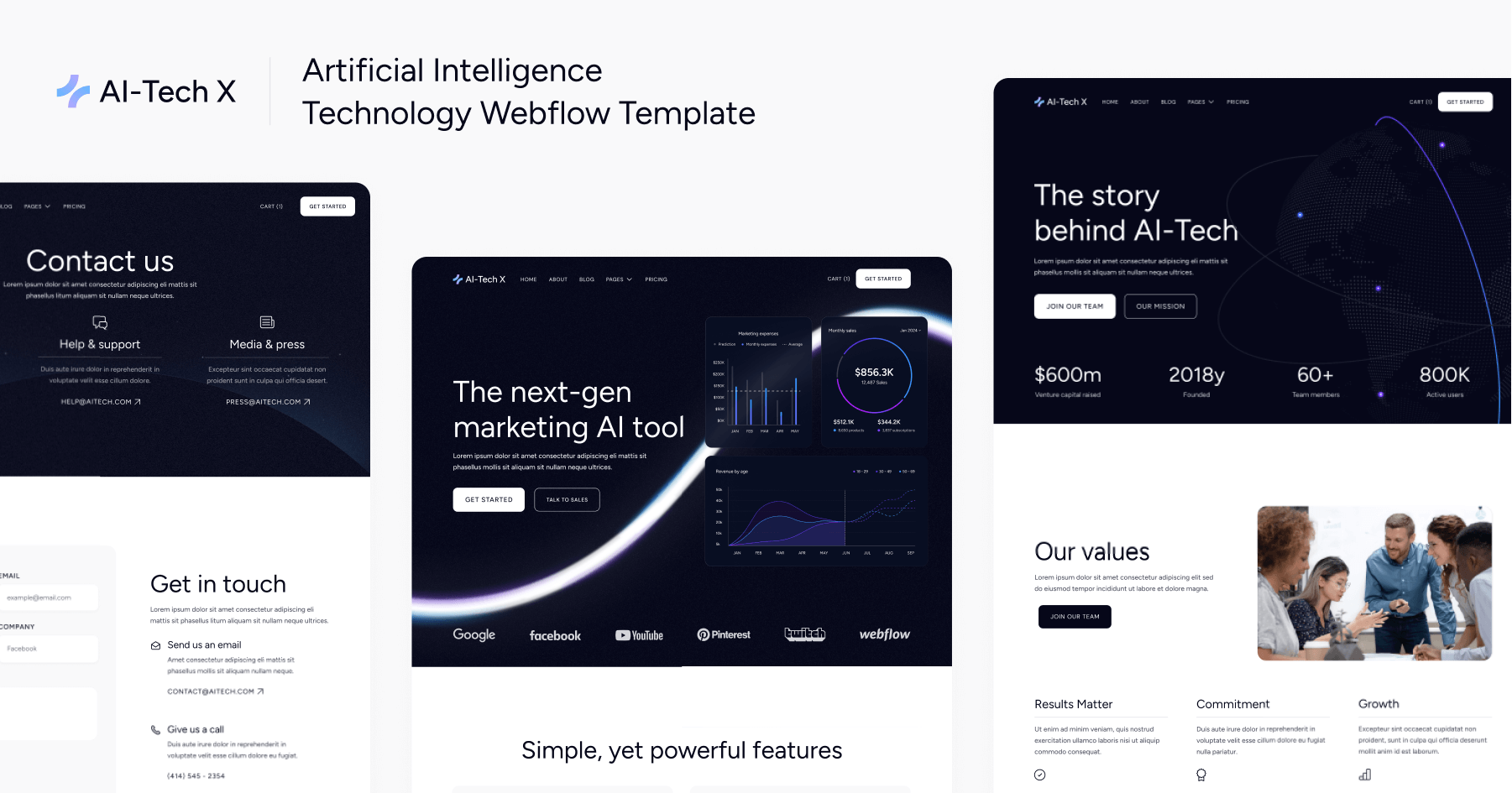Careers - AI-Tech X - Webflow Ecommerce website template